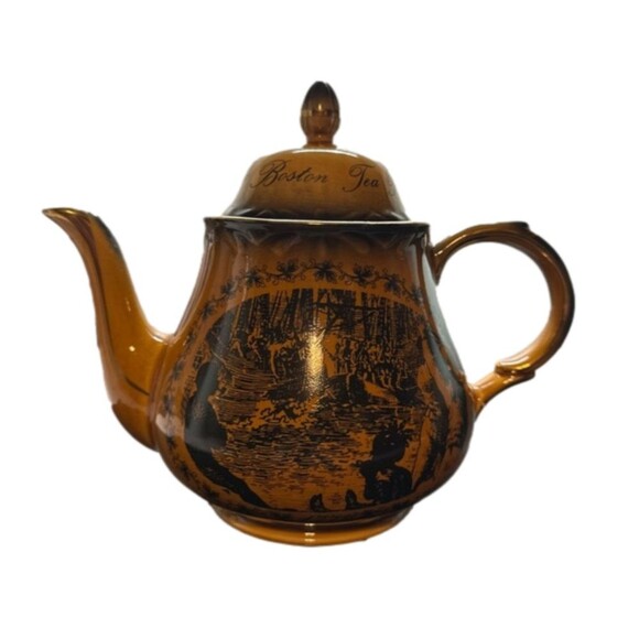 Kitchen | Vintage Arthur Wood Boston Tea Party Teapot Made In England ...